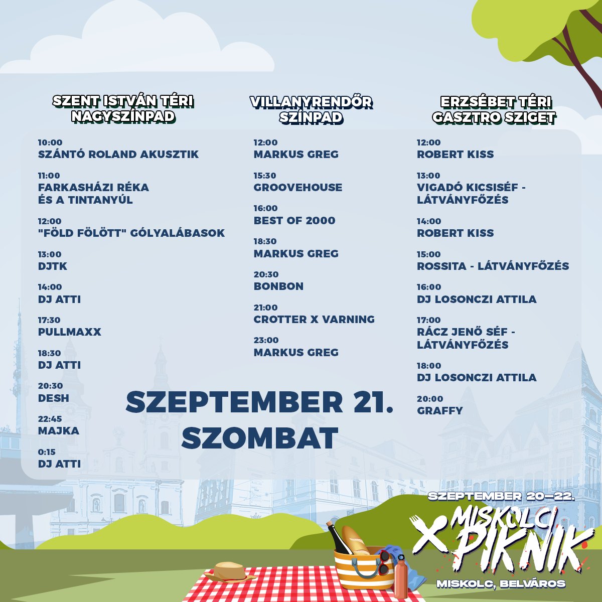 Elkészült a Miskolci Piknik részletes menetrendje – Borsod24